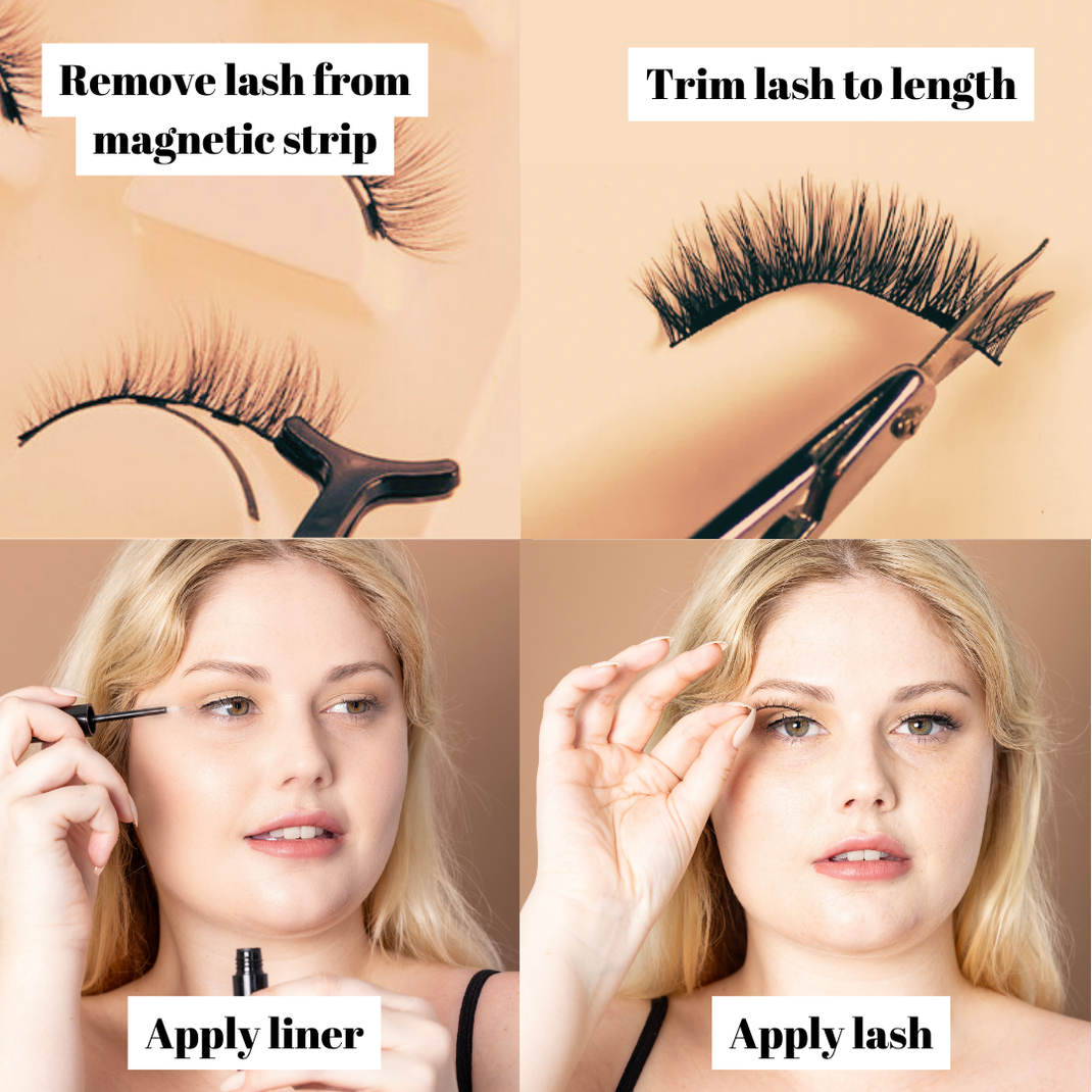 Easy to apply, natural looking magnetic lashes | Lash Armour